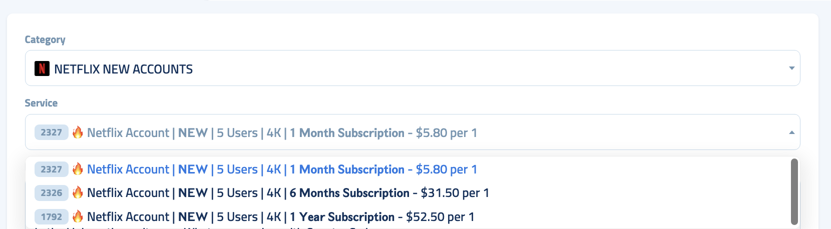 Main Netflix Provider | Cheapest Prices - Pigo Likes SMM Panel